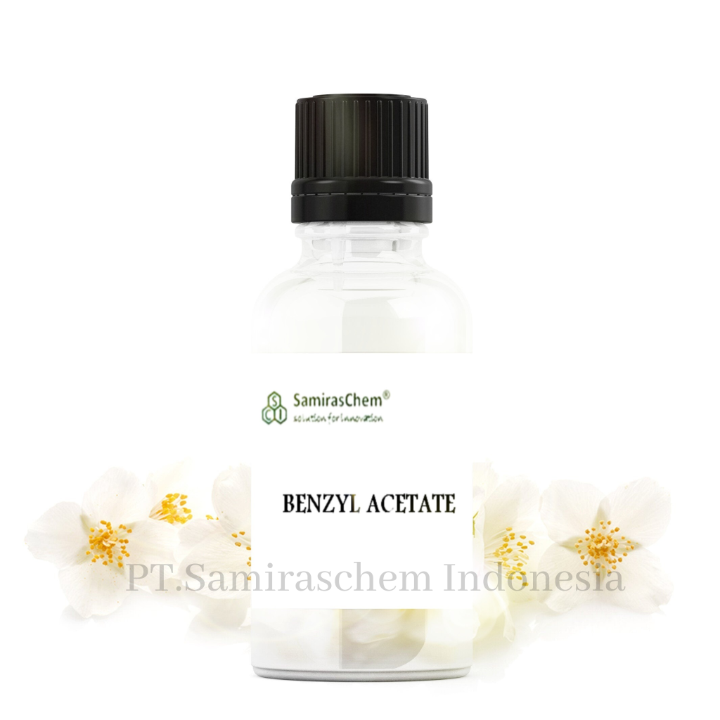 Sifat kimia Benzyl Acetate memiliki rumus molekul C9H10O2