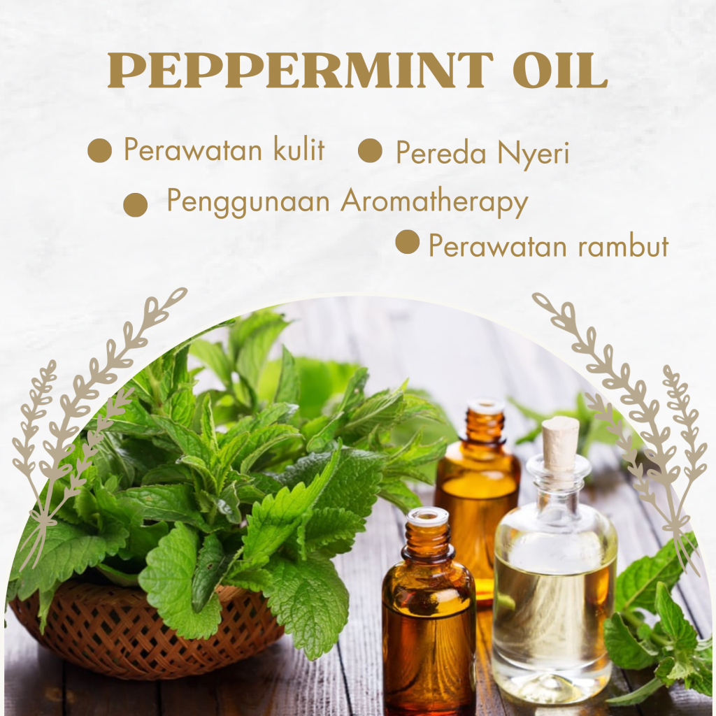 Aplikasi Peppermint oil ini memiliki banyak kegunaan