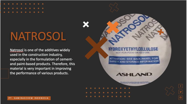 Supplier Natrosol - PT. Samiraschem Indonesia