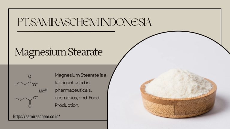 Fungsi Magnesium Stearate - Fungsi Magnesium Stearate