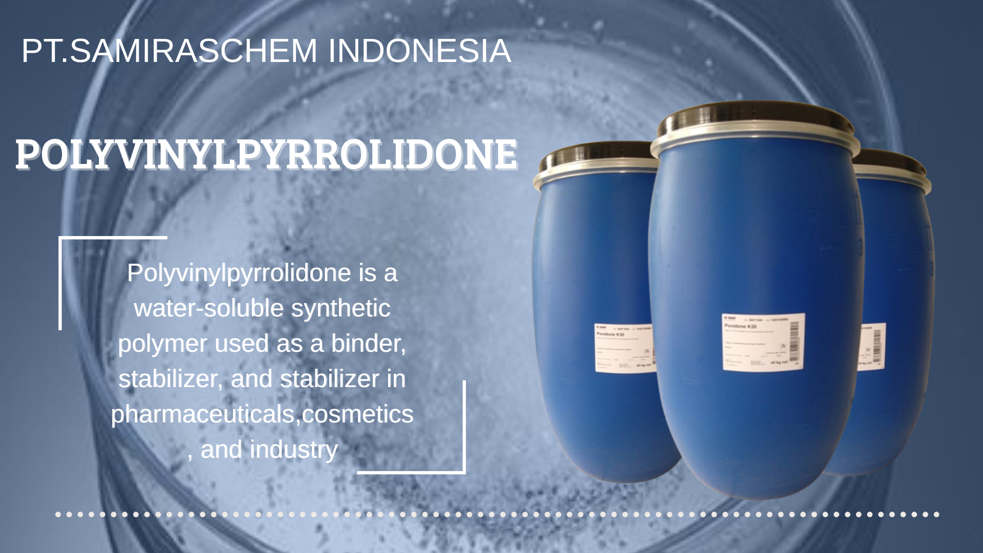 Jual Polyvinylpyrrolidone - Jual Polyvinylpyrrolidone